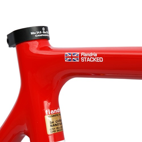 10x STACKED Personalised Frame Name Road Cycle Cycling Bike Frame ...