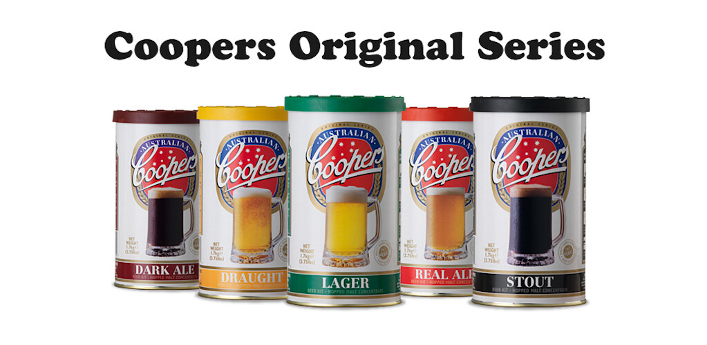 Coopers Original Series CHOOSE STYLE Beer Making Home Brew Kit - 40 ...