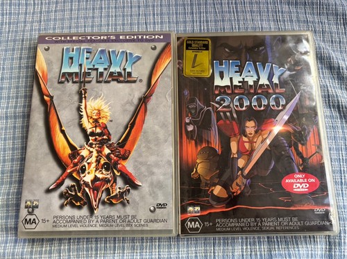 Lot Of 2 DVDs - Heavy Metal 2000 & Heavy Metal 1981 Anime Cult Classic ...