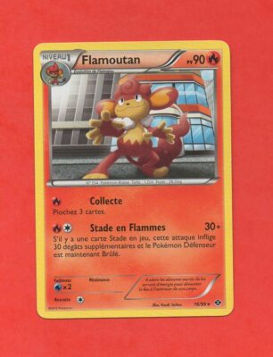 Pokémon n° 16/99 - FLAMOUTAN - PV90 (632) | eBay