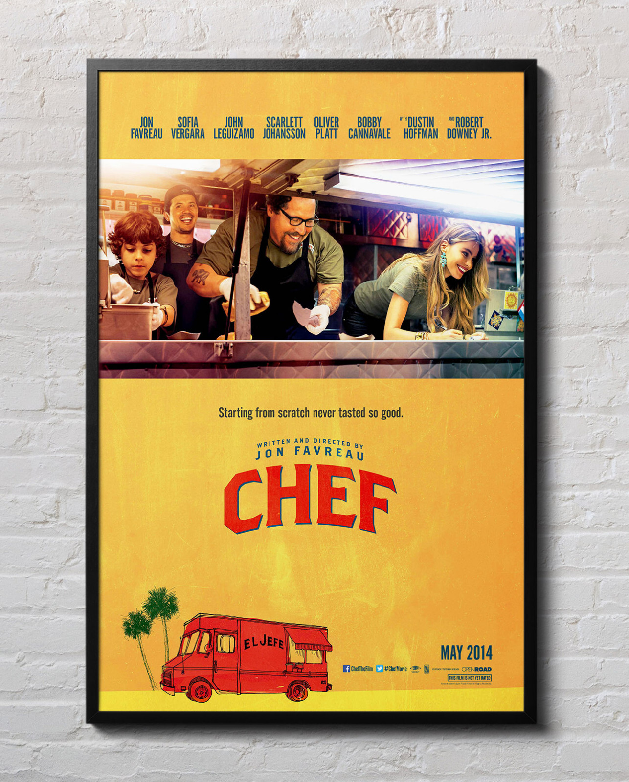 Jon Favreau Chef Poster