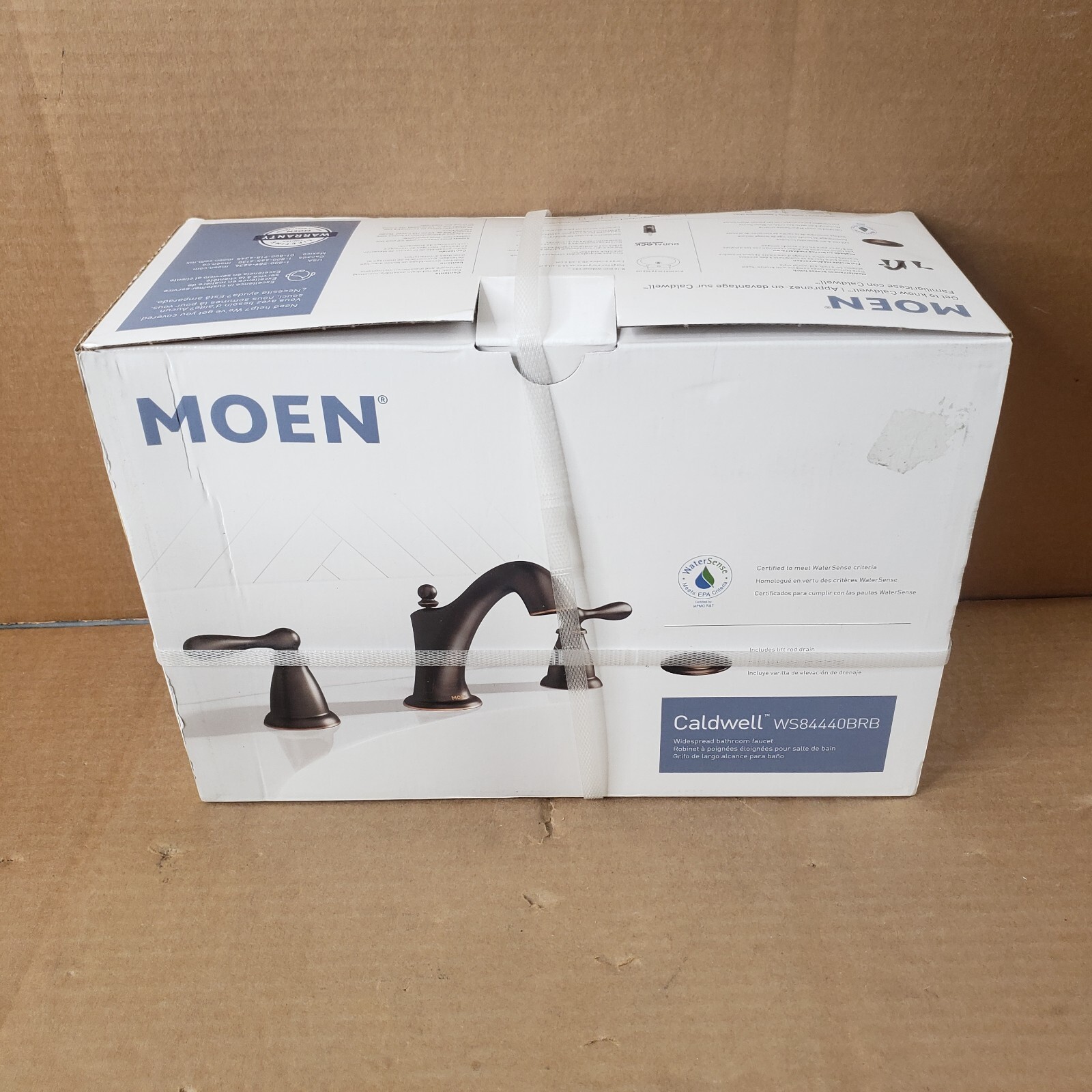 Moen+Caldwell+WaterSense+Bathroom+Sink+Faucet+with+Drain+ ...