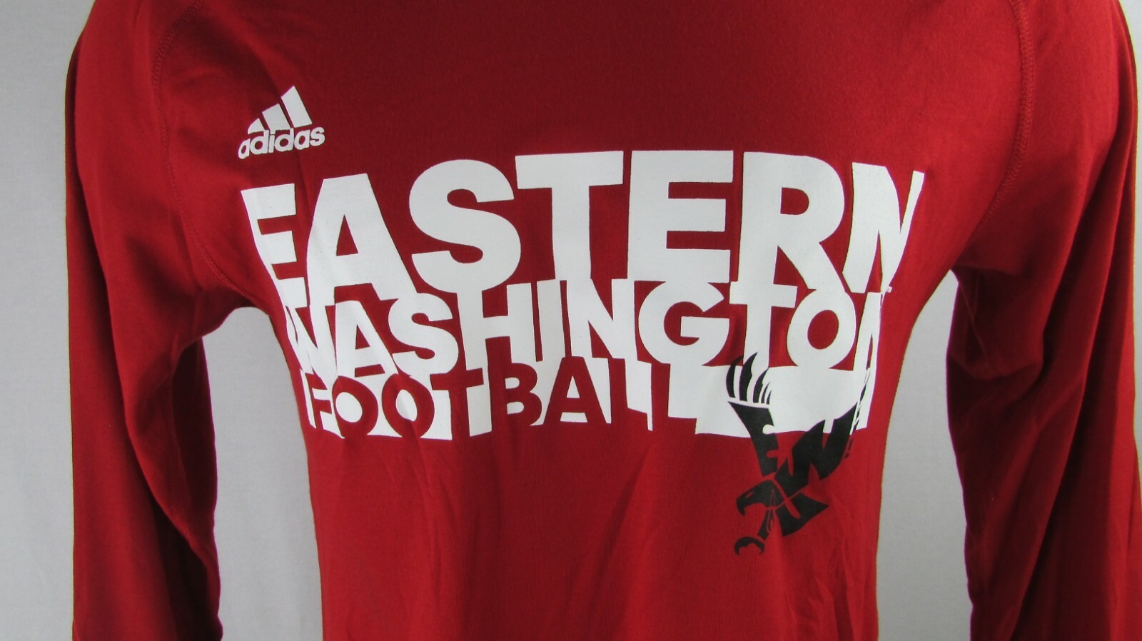 Eastern Washington Eagles Football NCAA Men's Adidas Long Sleeve T ...