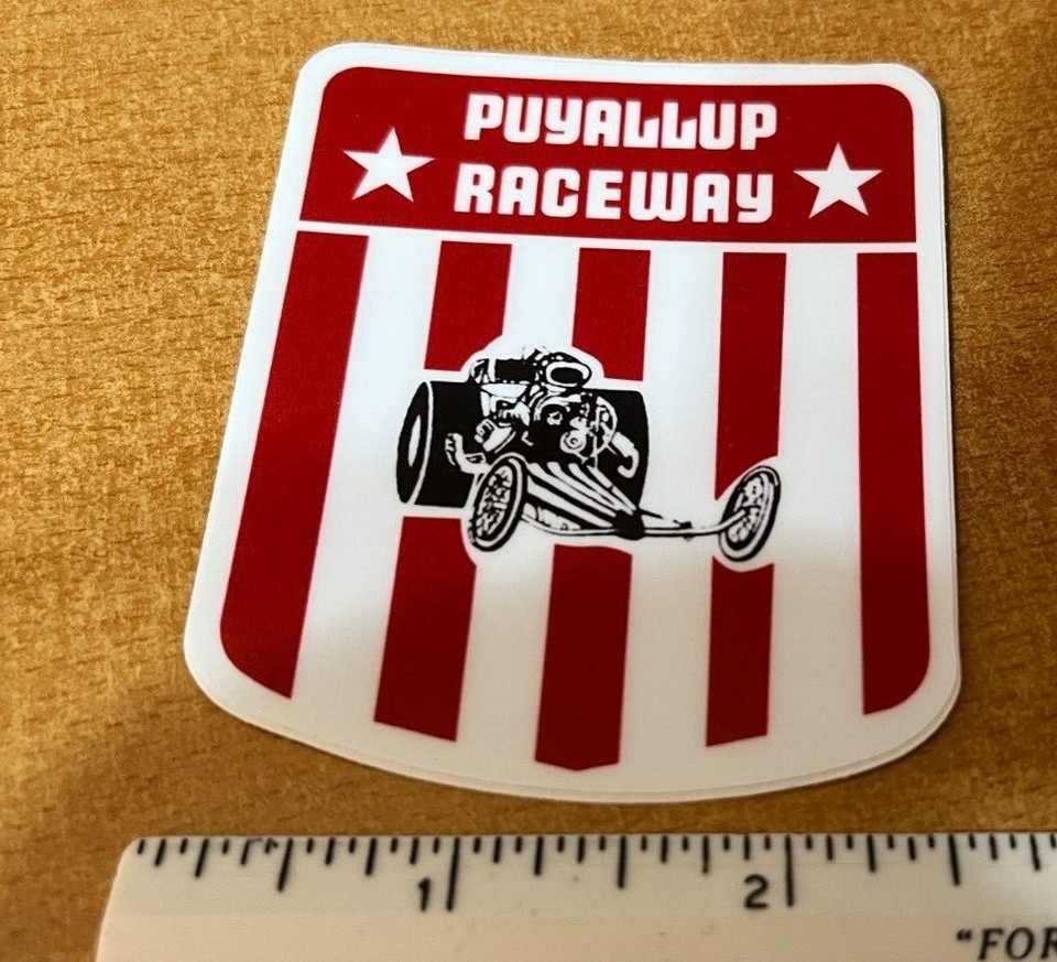Puyallup Raceway stickers decals Dragway drag racing Jerry Ruth Pacific ...