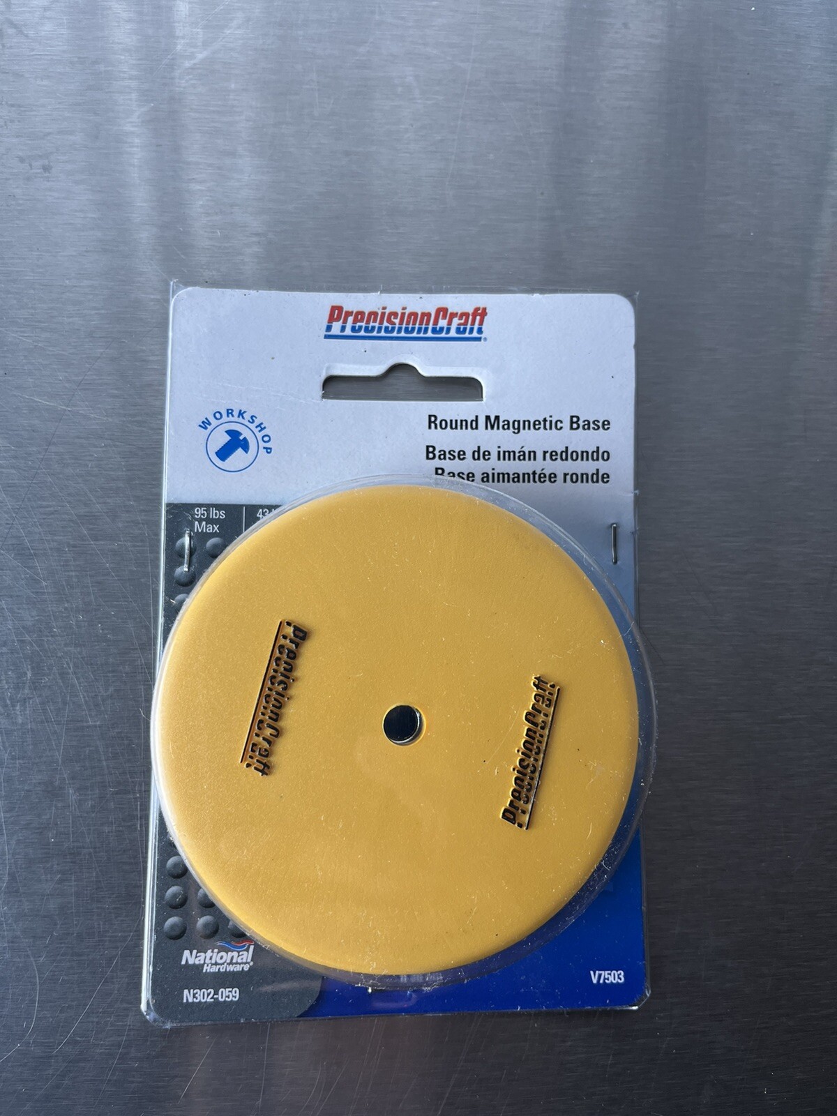 National Hardware N302-059 Round Magnetic Base 3-1/4 in Dia Ceramic 5 ...