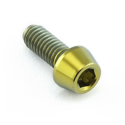 Titanium Socket Cap Bolt M4 x 0.70mm x 10mm Gold | Pro-Bolt | eBay UK