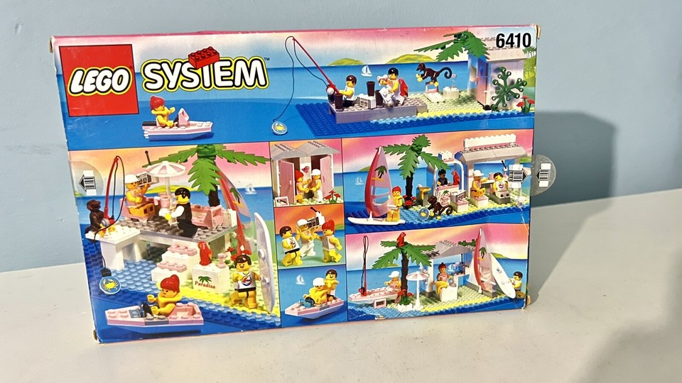 LEGO 6410 Cabana Beach Vintage Paradisa 1994 Rare OPEN BOX 42884064105 ...