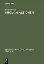 Sholom Aleichem von Sol Gittleman (1974, Gebundene Ausgabe) online ...