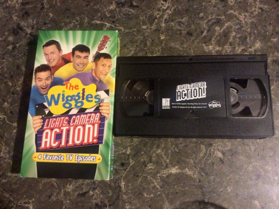 The Wiggles Lights, Camera, Action! VHS Video 2005 HiT Entertainment ...