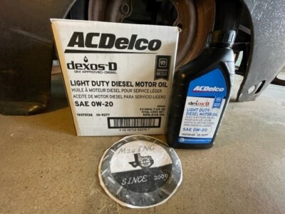(1) 19370138 - OIL, ENG DIESEL DEXOS D 0W-20 ACDELCO 1Q Genuine ...