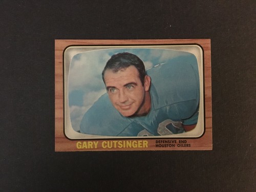 1966 TOPPS FOOTBALL SUPER HG SET BREAK #52 GARY CUTSINGER GEM-GEM MINT ...