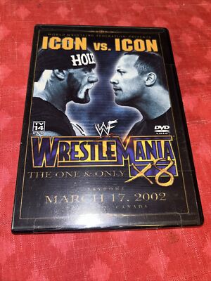 WWF WrestleMania X8 18 (DVD, 2002, 2-Disc Set) New No Shrink, Security ...
