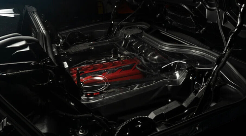 Clear Engine Bay Cover For The 2020+ C8 Corvette HTC Hard Top ...