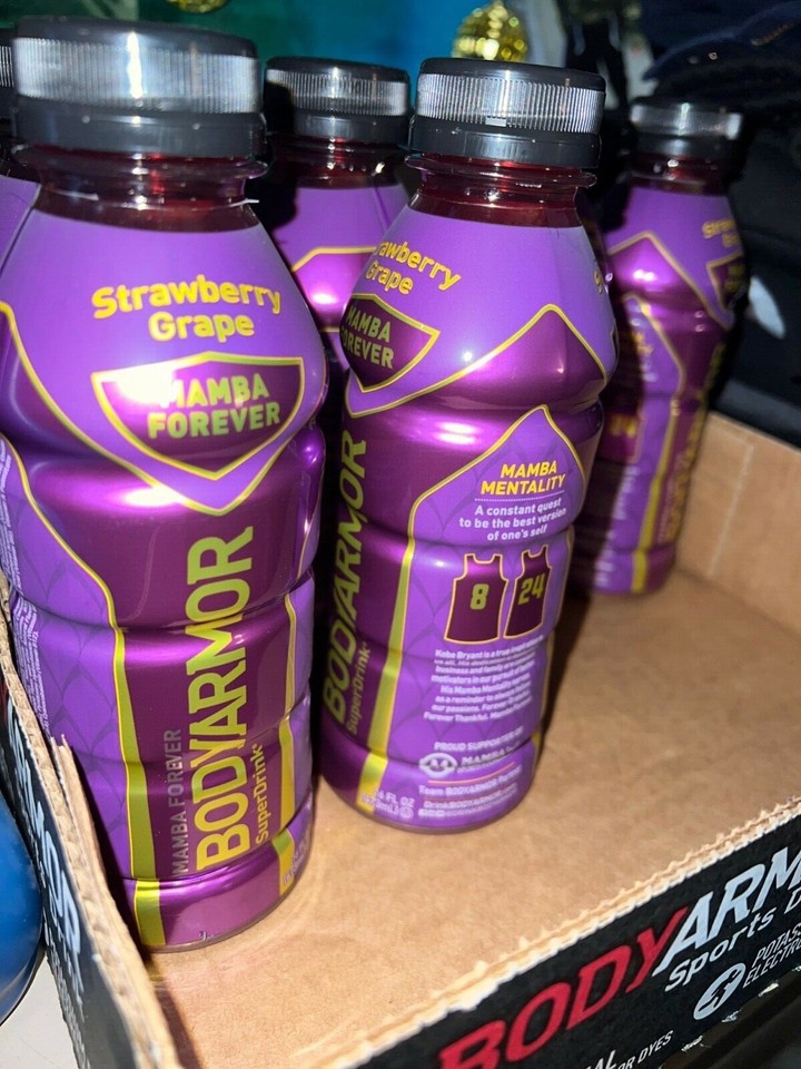 body armor sports drink Kobe Bryant limited edition (Mamba forever) | eBay