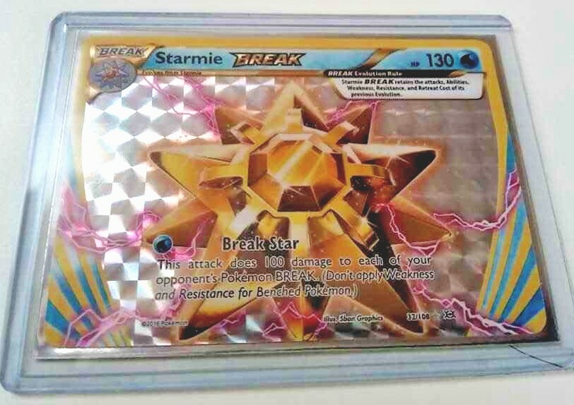 Pokemon Card/Tarjeta (Holofoil) Starmie BREAK 130HP EVOLUTIONS 32/108 ...