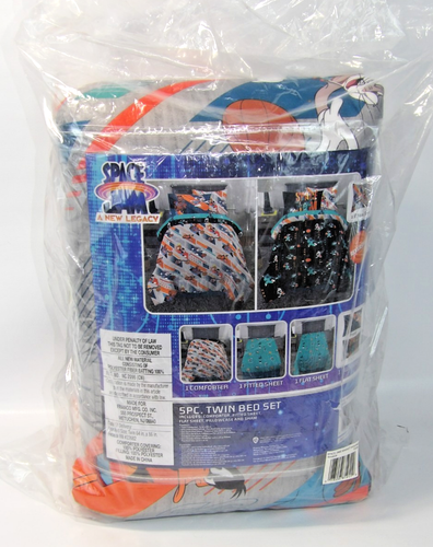 Space Jam Bedding New Legacy 5 Piece Twin Comforter Set New! | eBay