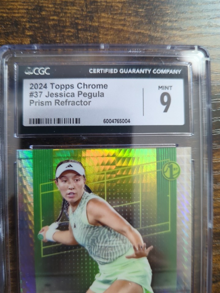 2024 Topps Chrome - Jessica Pegula #37 Prism Refractor (RC) | eBay