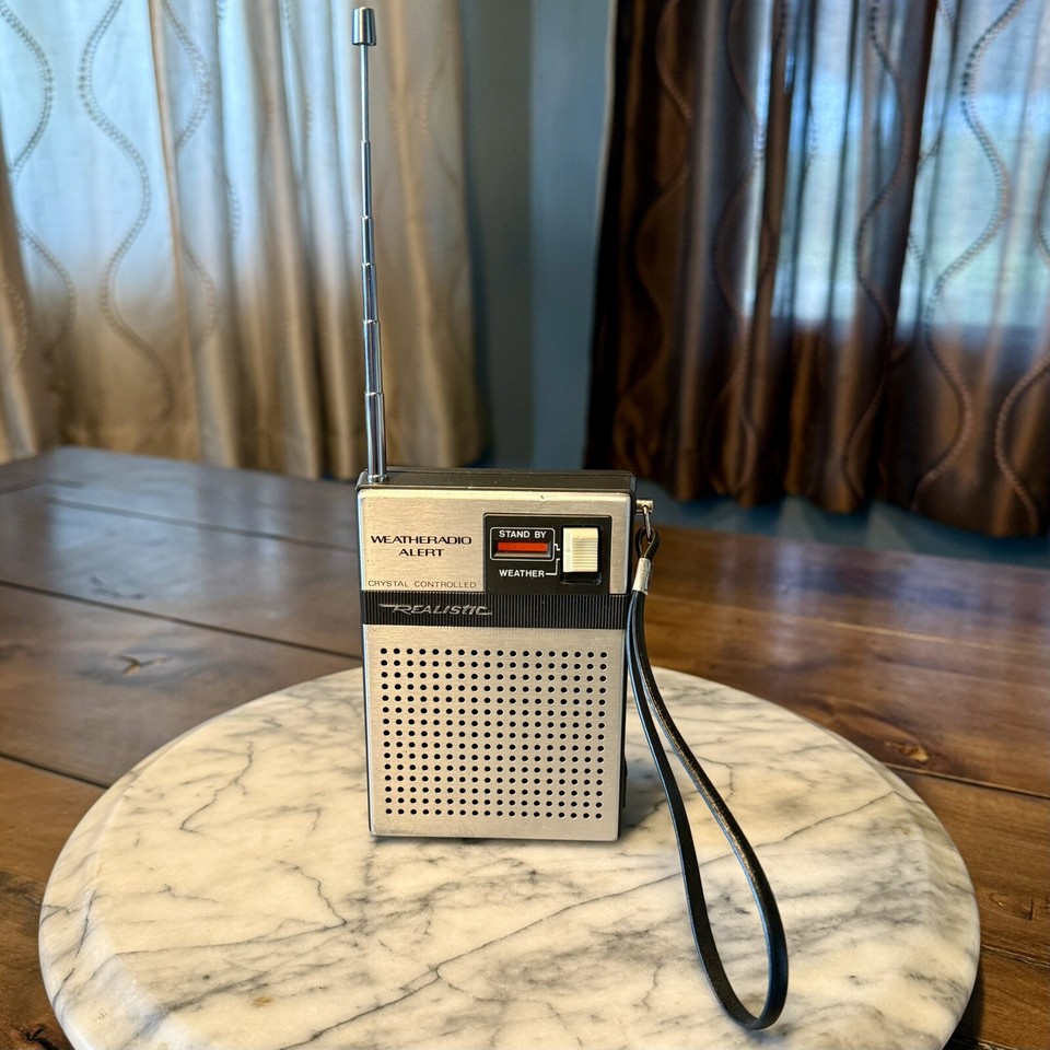 Vintage Realistic 12-161 NOAA Weather Radio Shack Alert Crystal ...