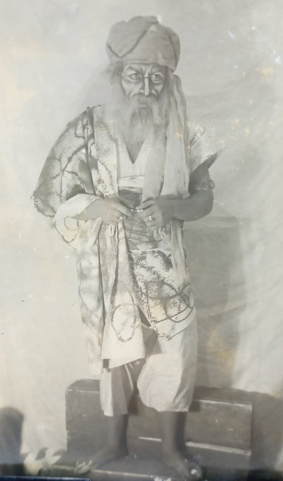 Vintage Photography Orientalist Male Portrait Actor 1900s. Theater ...