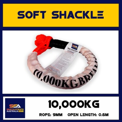 SSA SOFT SHACKLE - 10000kg (10T) Breaking 0.6m 9mm | eBay