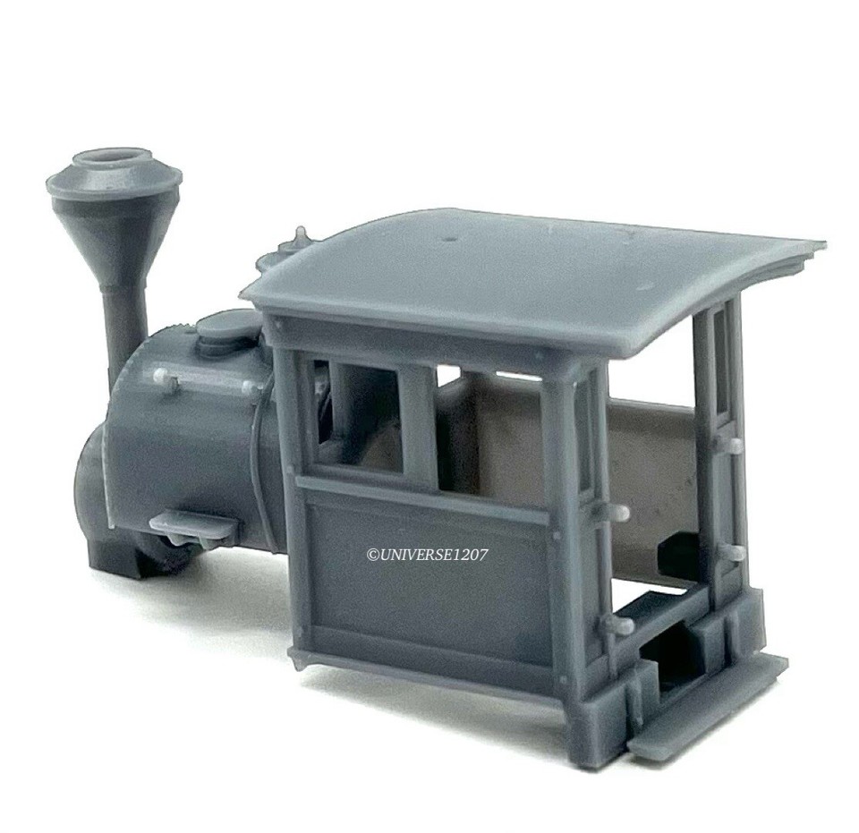 HOn3 Scale TMW 0-4-0 H.K. Porter Steam Locomotive w/Tender Kit Fluted ...