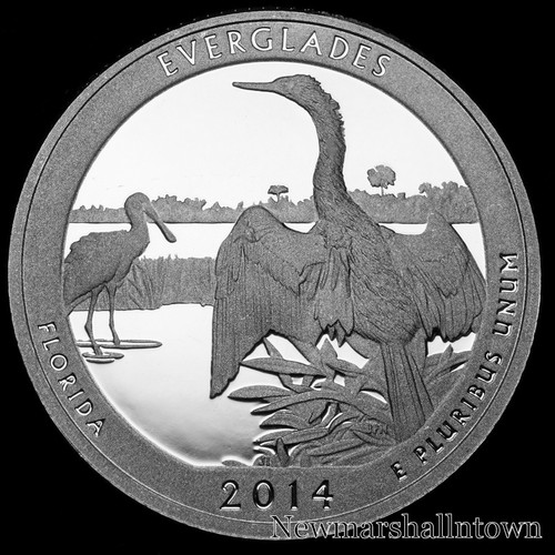 2014 S Everglades National Park FL ~ Mint Clad Proof US Coin from ...