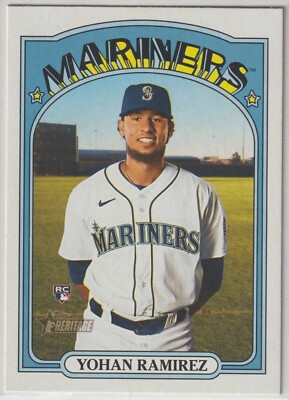 2021 Topps Heritage High Number - YOHAN RAMIREZ - RC #530 - Seattle ...