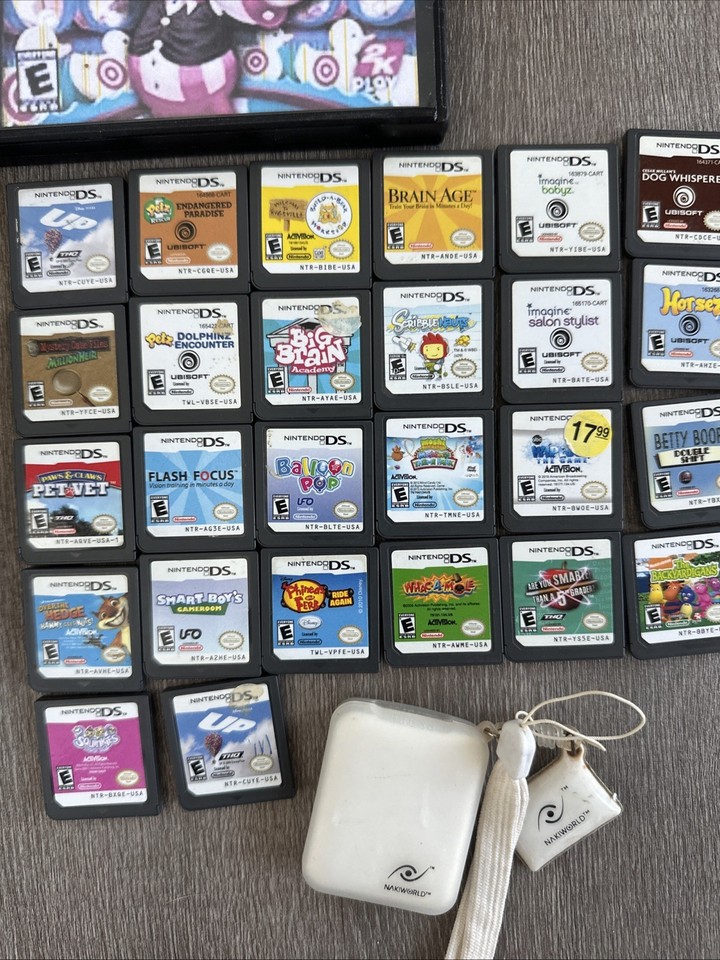 Mixed Lot of 27 Nintendo DS Authentic Game Cartridges - Cartridges Only ...