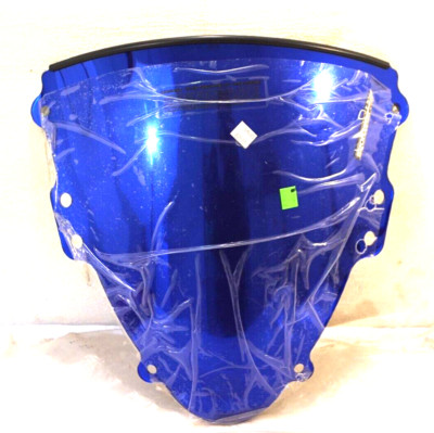 00-01 Kawasaki Ninja ZX12 R Sportech Blue Chrome Windshield Windscreen ...
