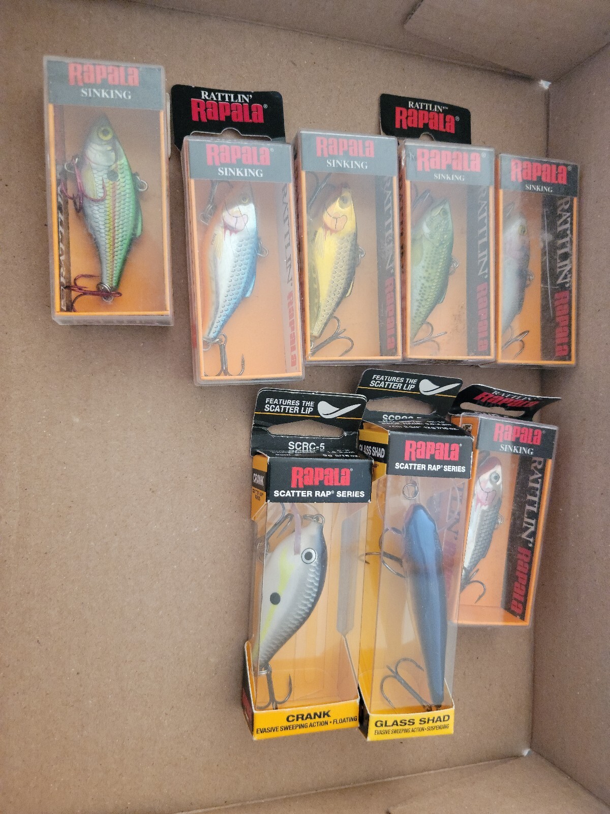 Rattlin Rap and Scatter Rap, Rapala Lot | eBay