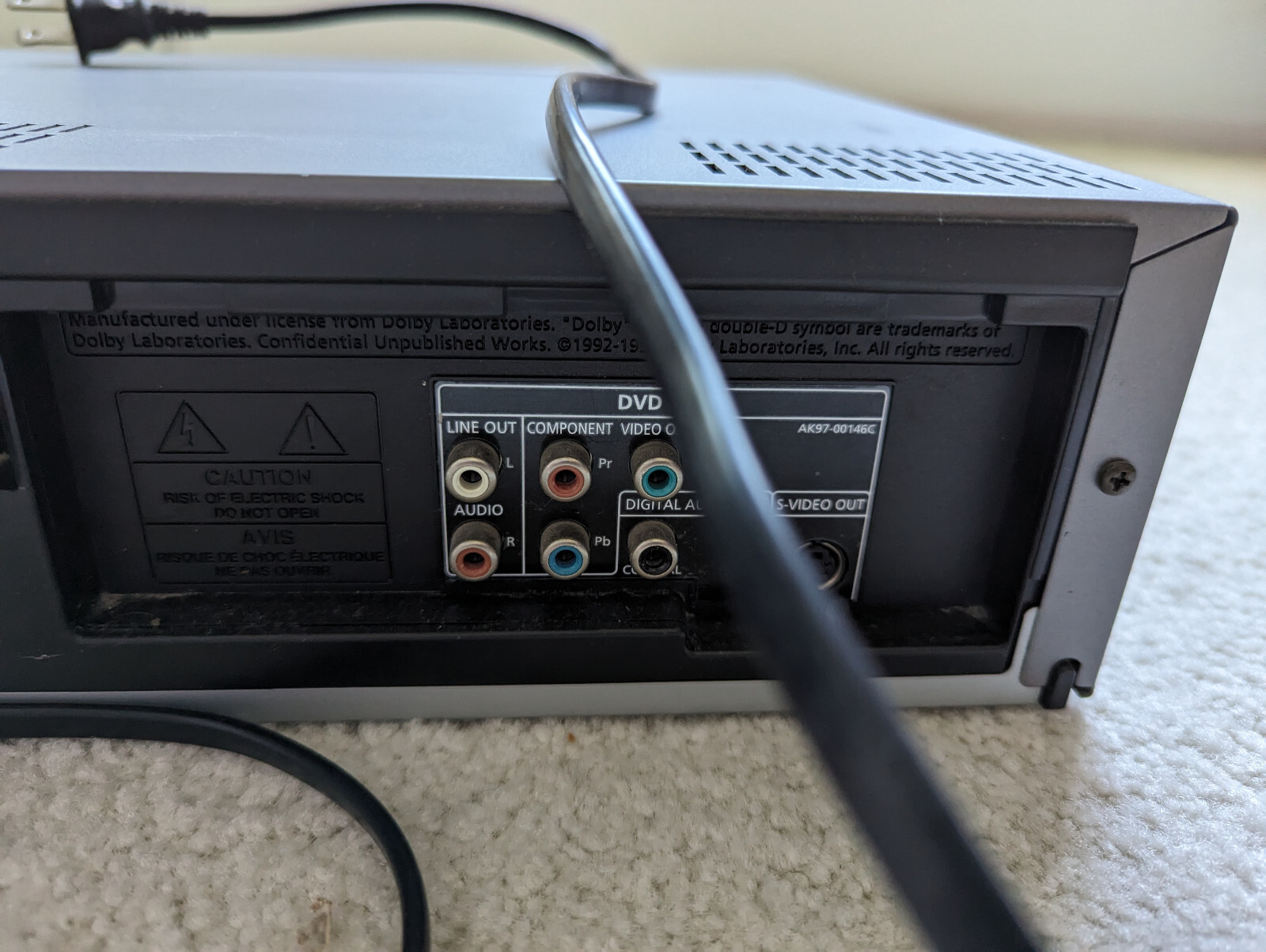 Go+Video+Sonic+Blue+DVR4400+DVD+VHS+Player+Recorder+Combo+Tested+No ...