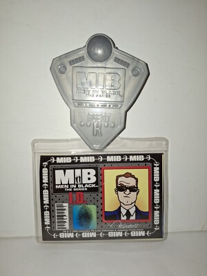 2000 MEN IN BLACK Agent K Intergalactic Travel Pass. MIB The Series Toy ...