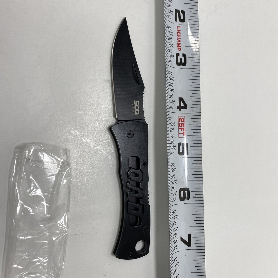 SOG Micron II QAD Pocket Knife Lockback Plain Edge Blade New KNIFE | eBay