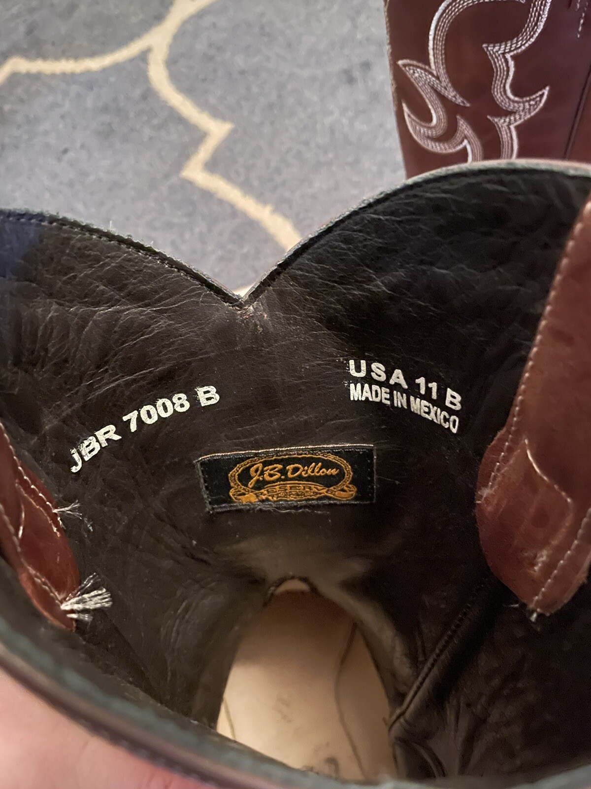 jb dillon cowboy boots - Gem