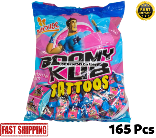 Boomy kub Bubble Gum Chewing Gum With Tatto Sticker Vintage Candy Sweet ...