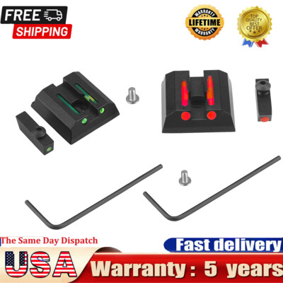 Fiber Optic 3 Dot Sights Front Rear Green Red Dot for Taurus G2C G2S G3 ...