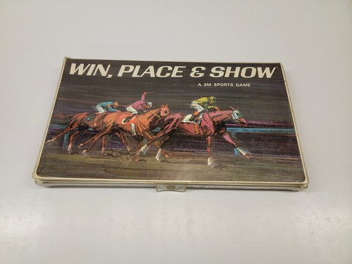 Vintage Win, Place & Show Horse Racing Game, 3M Sports, 1966 (New ...
