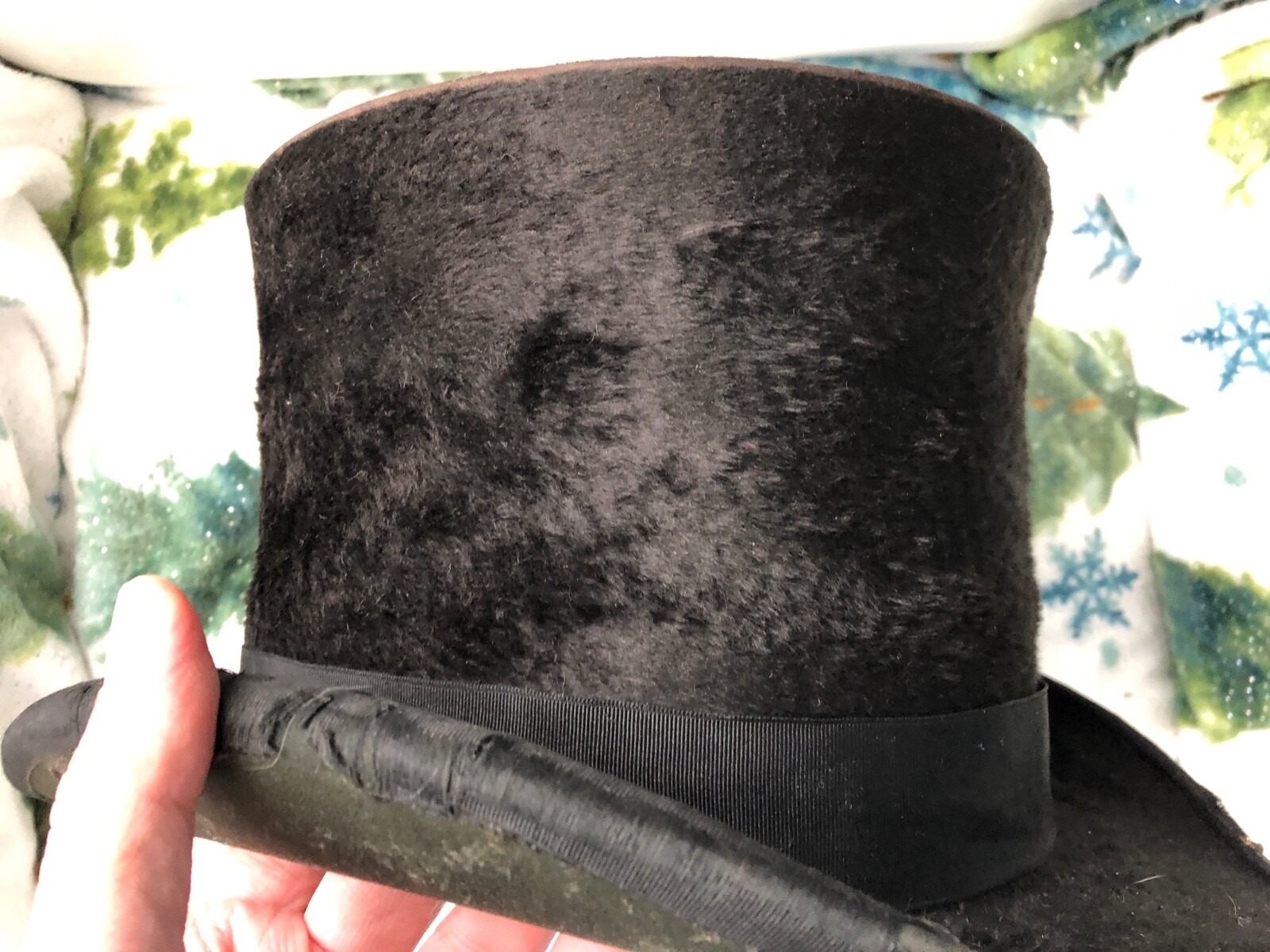 Vintage YOUNG BROS Silk Beaver Skin Top Hat Brooklyn … - Gem