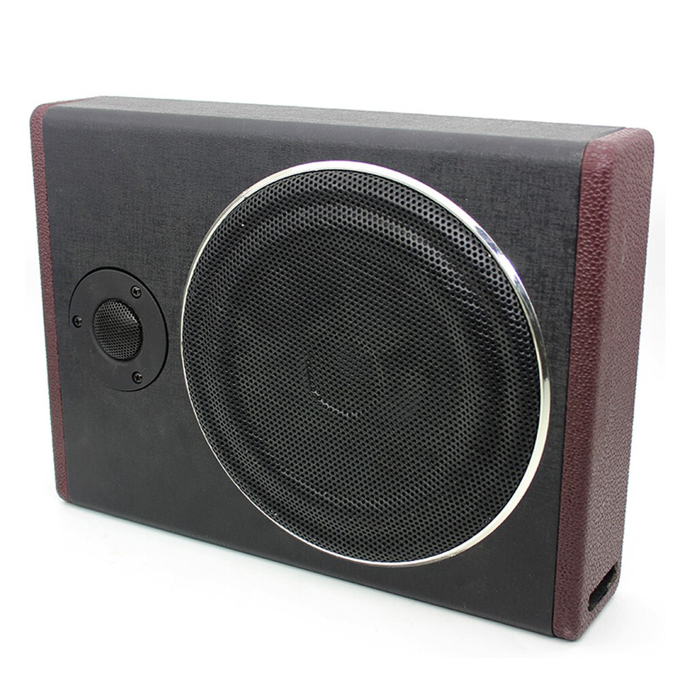 8'' Car Underseat Slim Amplifier Subwoofer Audio Amp Sub Bass Box ...