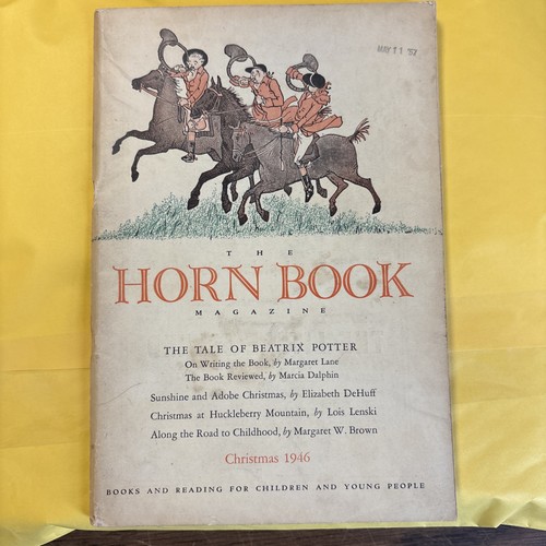 Christmas 1946 The Horn Book Magazine: The Tale Of Beatrix Potter Lois ...