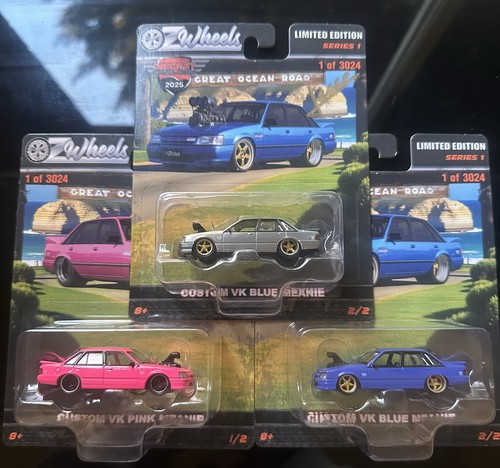 Oz Wheels Vk Diecast Expo Lot - Meanies & Blue Raw Chase 1:64 | eBay ...
