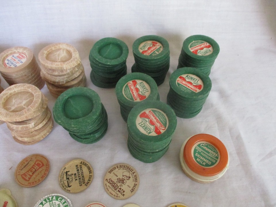 Huge Group Lot Of 300+ Vintage Milk Caps | eBay