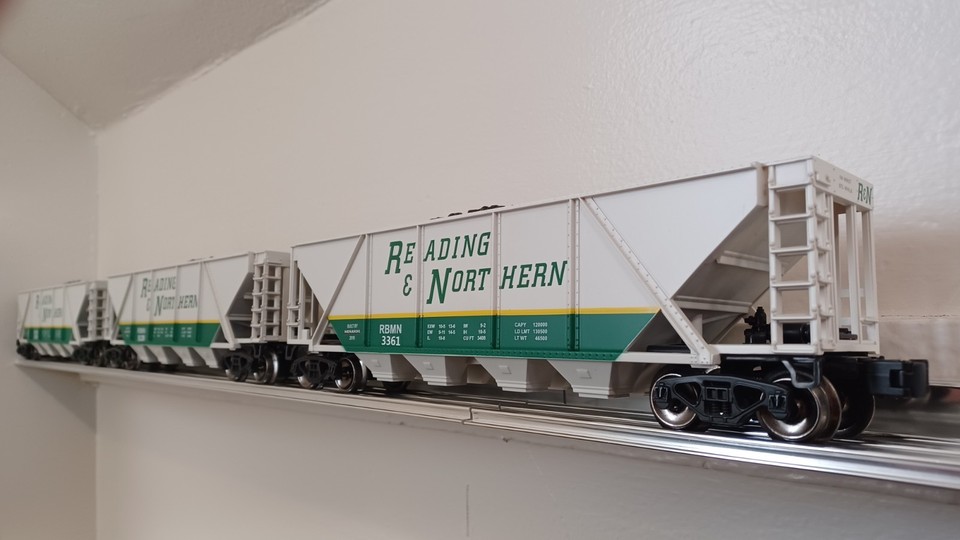 Menards RBMN (Reading & Northern) 279-5281-3 Coal Hopper set-C-8 LN ...