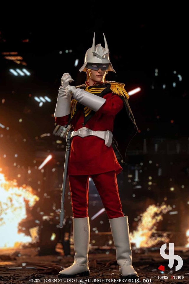 JOSEN STUDIO JS001 1/6 Char Aznable Collectible Male Action Figure ...
