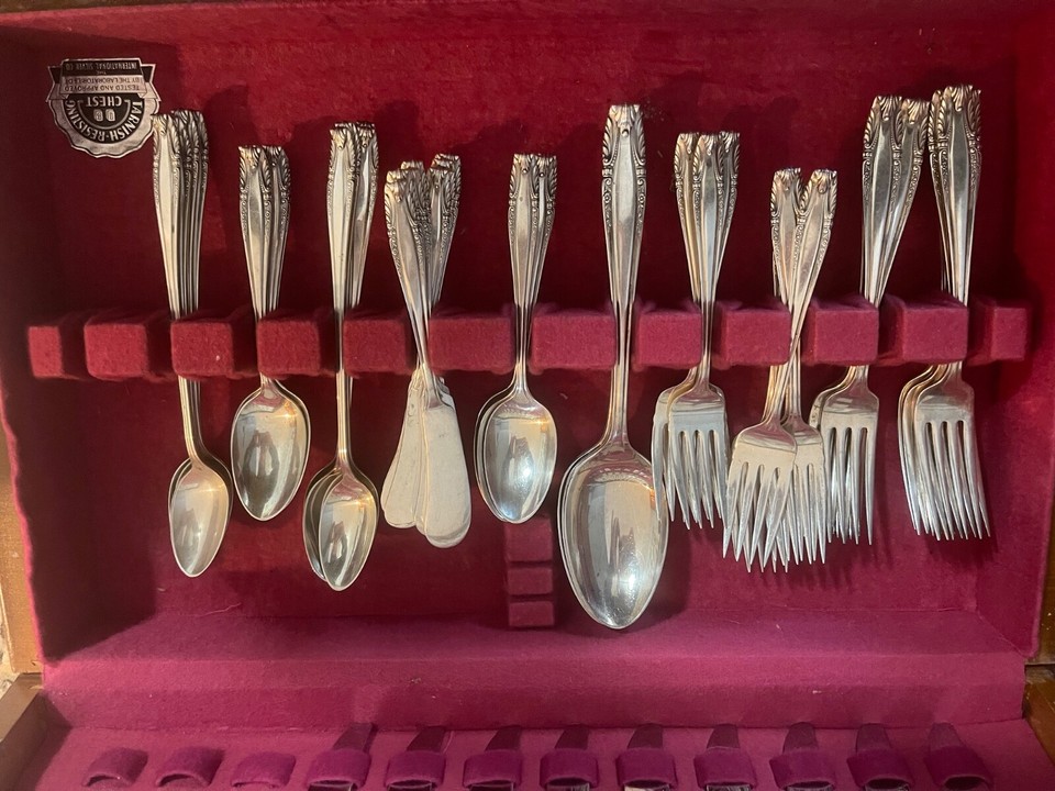 Antique silverware set | eBay