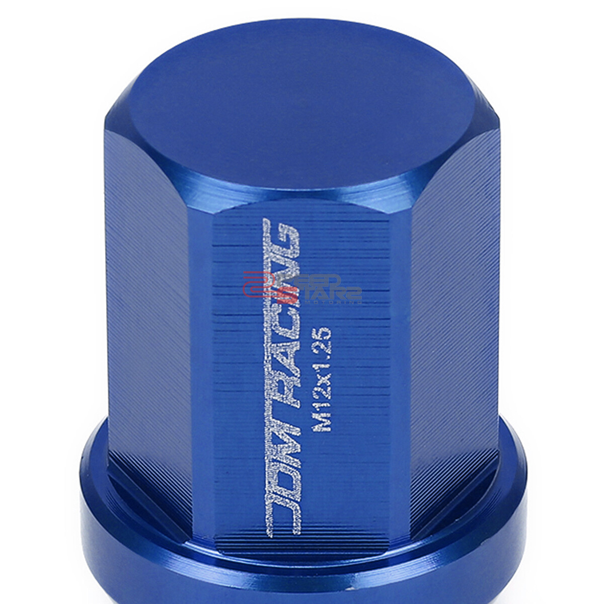 20 CONICAL SEAT M12X1.25 25MM OD ALUMINUM BLUE 35MM CLOSE-END LUG NUTS ...