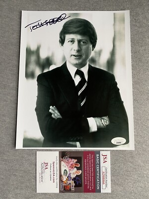 ABC BROADCAST JOURNALIST TED KOPPEL AUTOGRAPH 8x10 PORTRAIT PHOT0 JSA ...