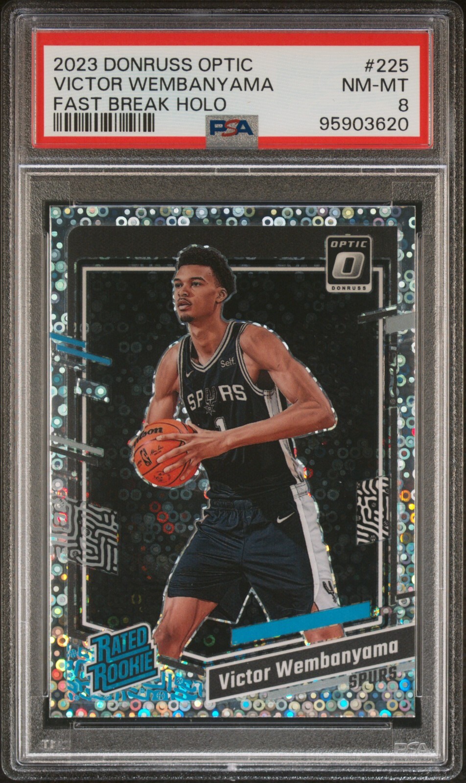 2023-24 Panini Donruss Optic - Rated Rookie Victor Wembanyama #225 Holo ...