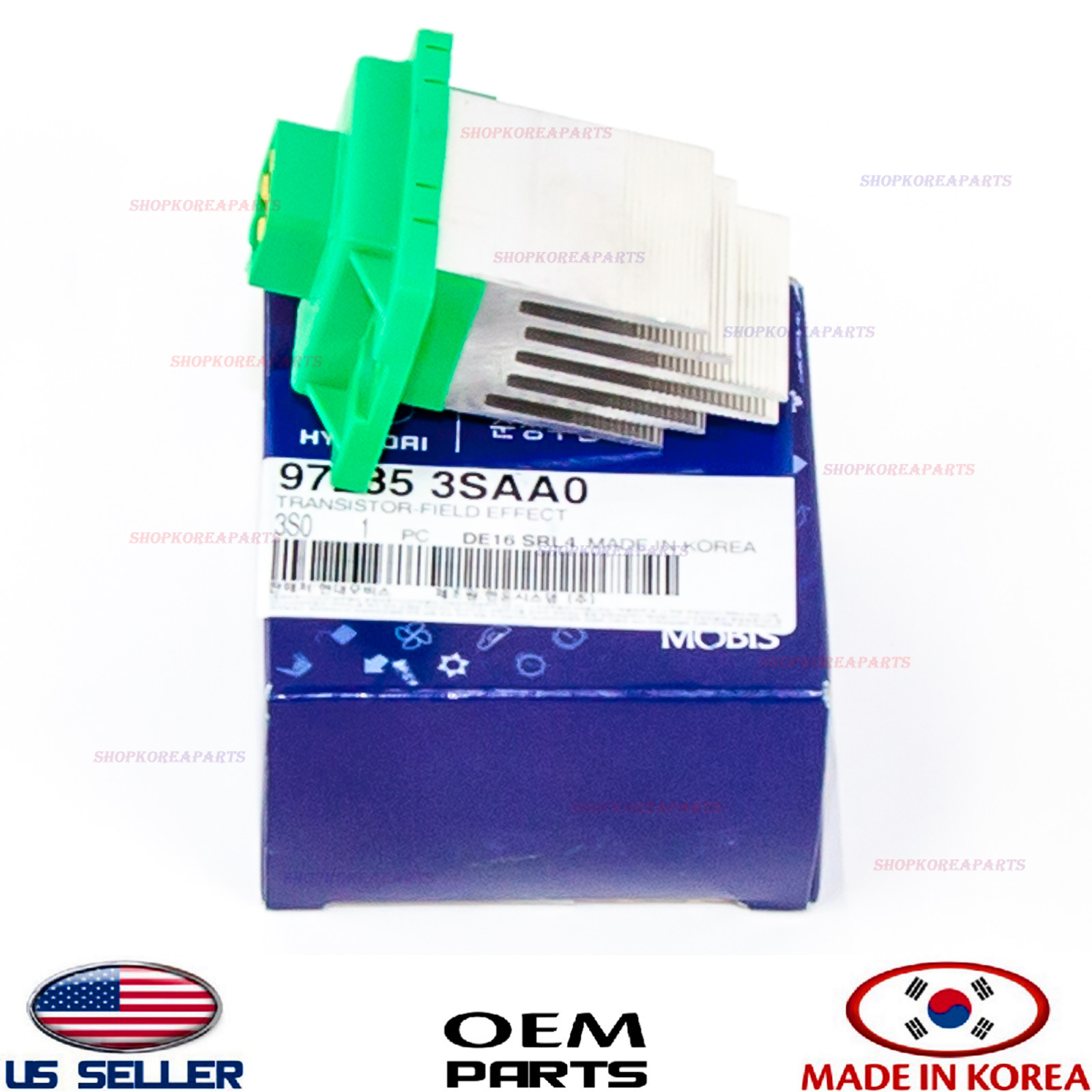 Genuine OEM HVAC Blower Motor Resistor Hyundai Kia *See Compatibility ...