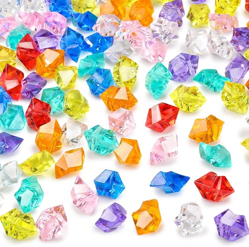 Plastic Fake Gemstones 150pcs, Vase Filler Crystals, Sensory Bin | eBay
